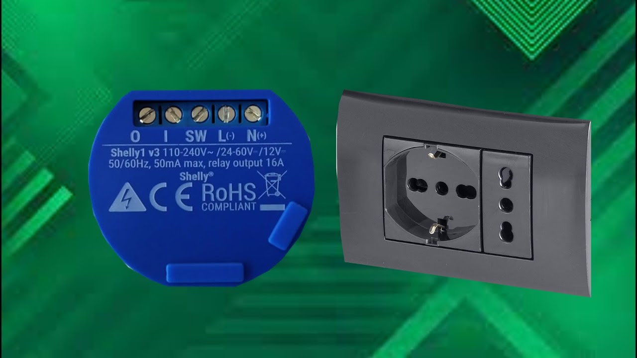 COME RENDERE UNA PRESA ELETTRICA INTELLIGENTE CON SHELLY 1 - YouTube