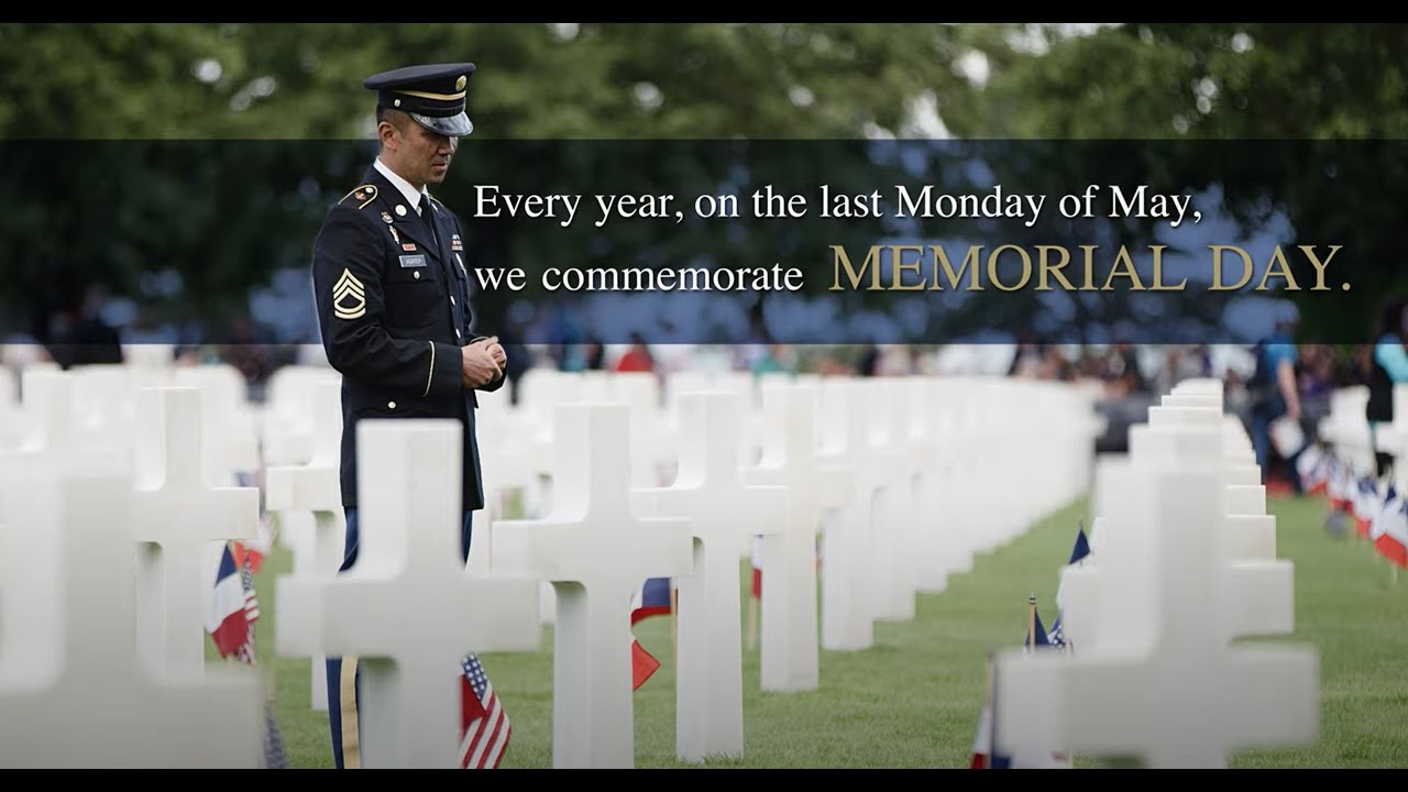 Memorial Day 2020 at ABMC Cemeteries - YouTube