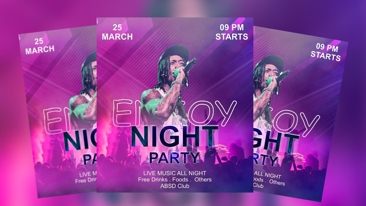 How to Make Event Poster Design in CorelDraw | CorelDraw Tutorial - YouTube