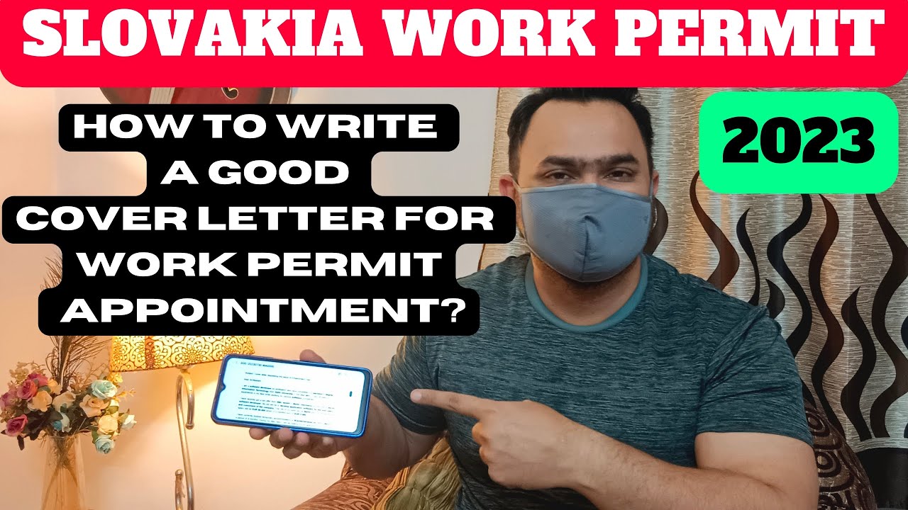 How to write a good COVER LETTER for Slovakia Work Permit Appointment ...
