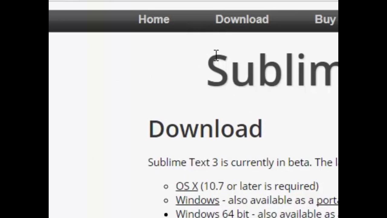 Introduction to Sublime Text 3 - YouTube