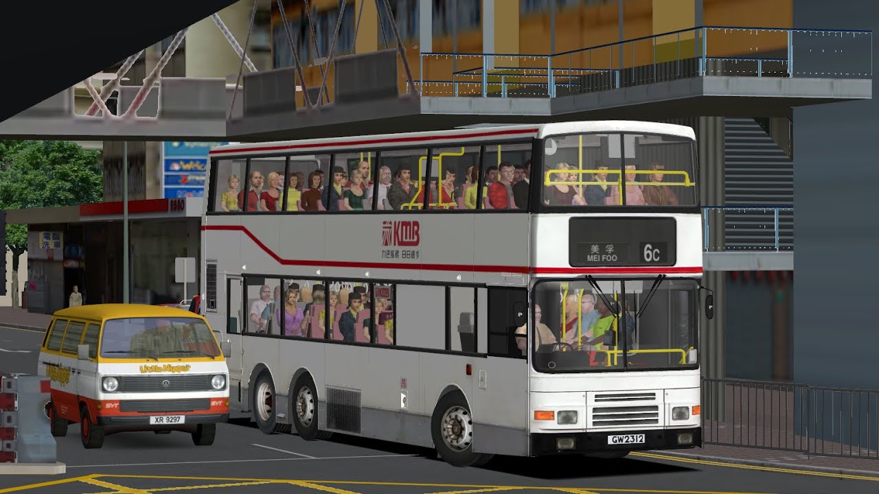 [OMSI 2] KMB Route 6C - Kowloon City Ferry to Mei Foo - YouTube