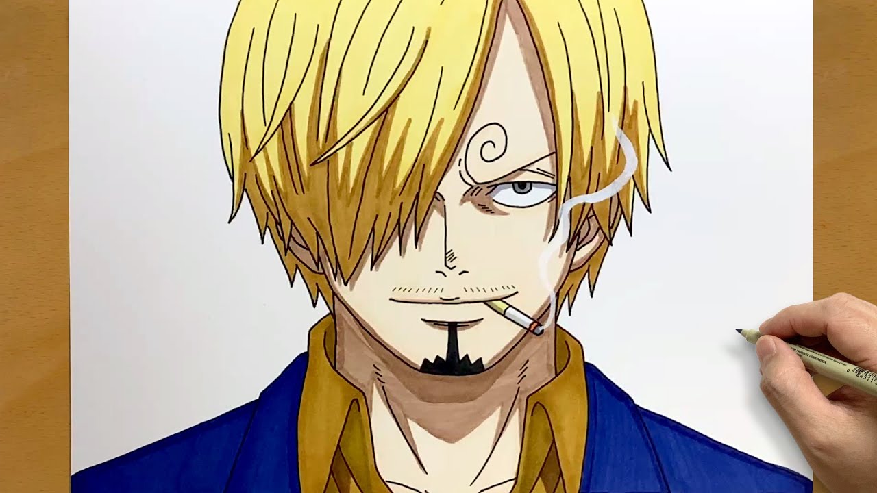 How to Draw Sanji Step by Step | Easy One Piece Drawing - YouTube
