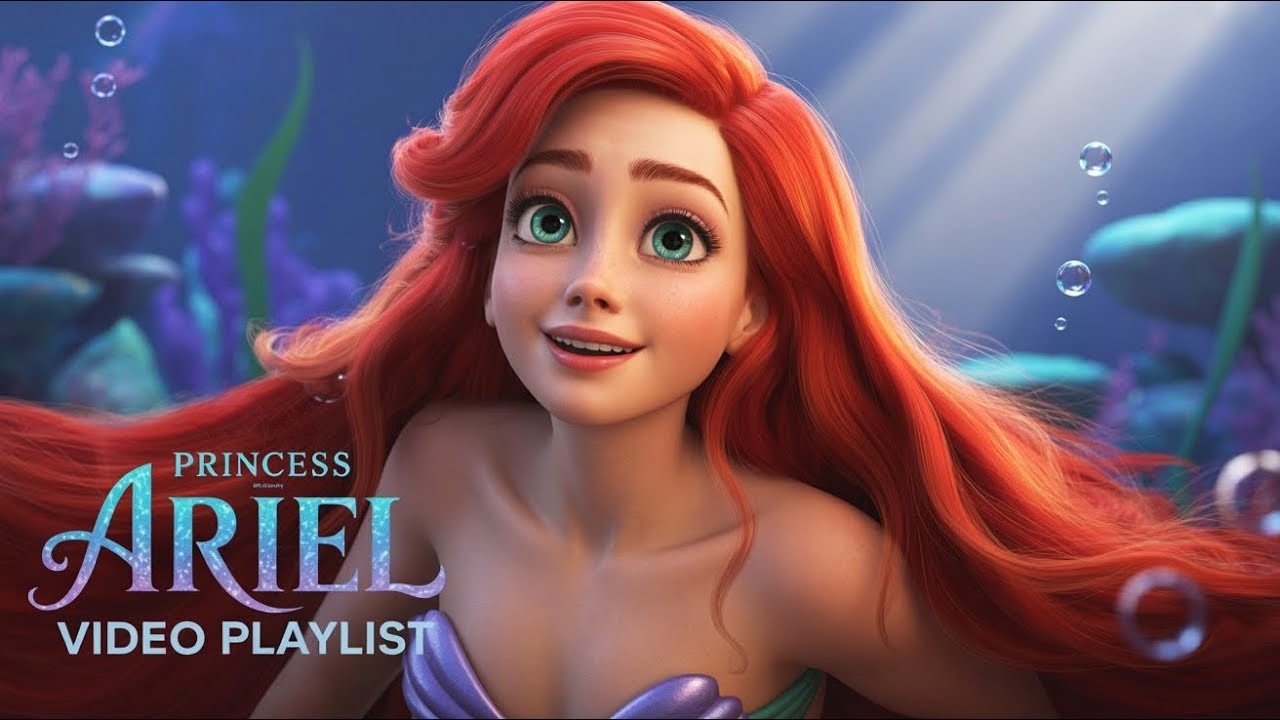 Disney Princess Ariel Cartoon Stories in English, 5 Episodes (15 Min ...