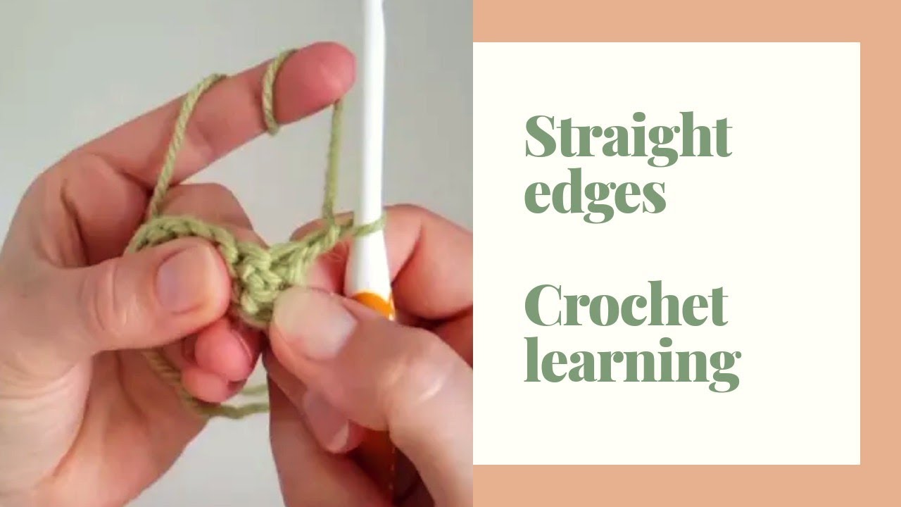 How to start and finish a row / crochet LEARNING - YouTube
