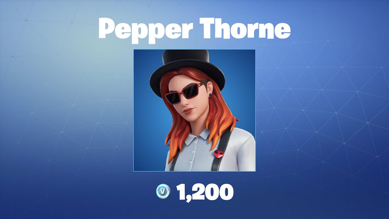Pepper Thorne | Fortnite Outfit/Skin - YouTube