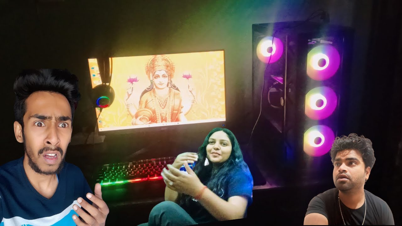 Team Reaction On Our New PC😮 || Aman Yadauvanshi Vlogs - YouTube