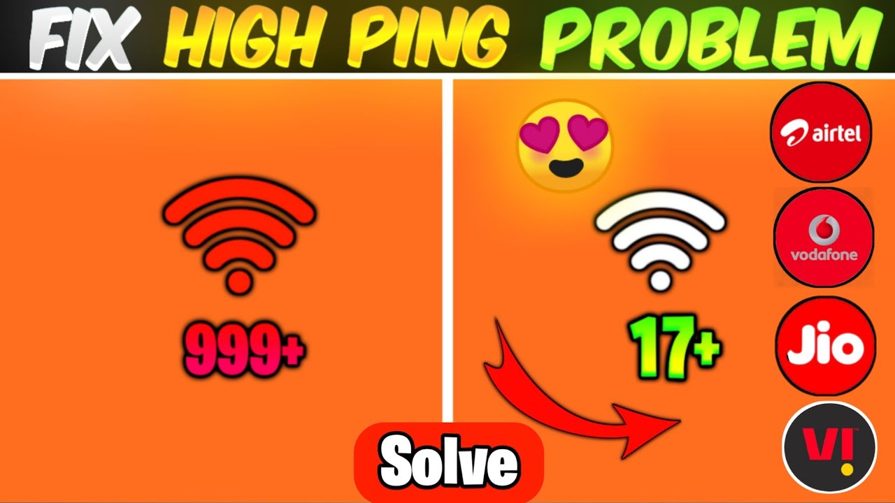 How To Solve 999+ Ping Problem Free Fire 🔥 || Ping problem solve in all ...