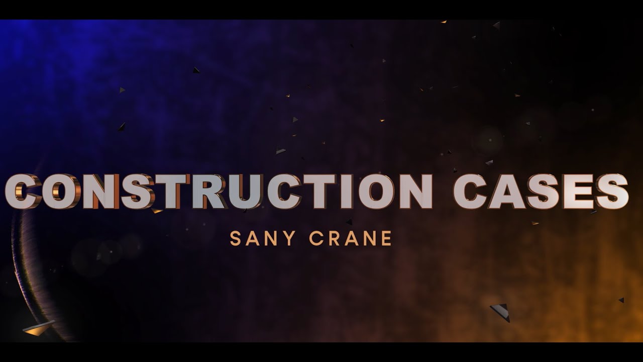 Construction cases of SANY CRANE - YouTube