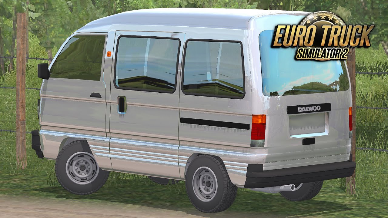 Minivan Daewoo Damas no Euro Truck 2 - YouTube