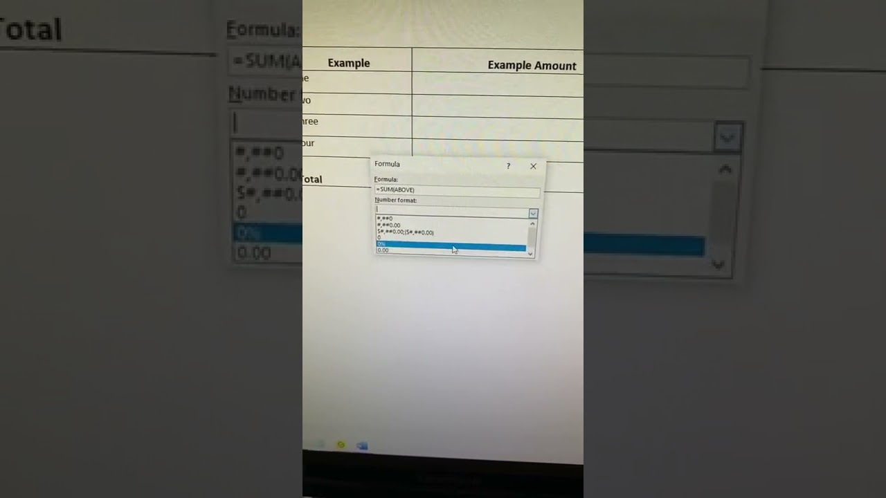 Demonstrating How To Total Columns In Word YouTube Demonstrating How To Total Columns In Word YouTube