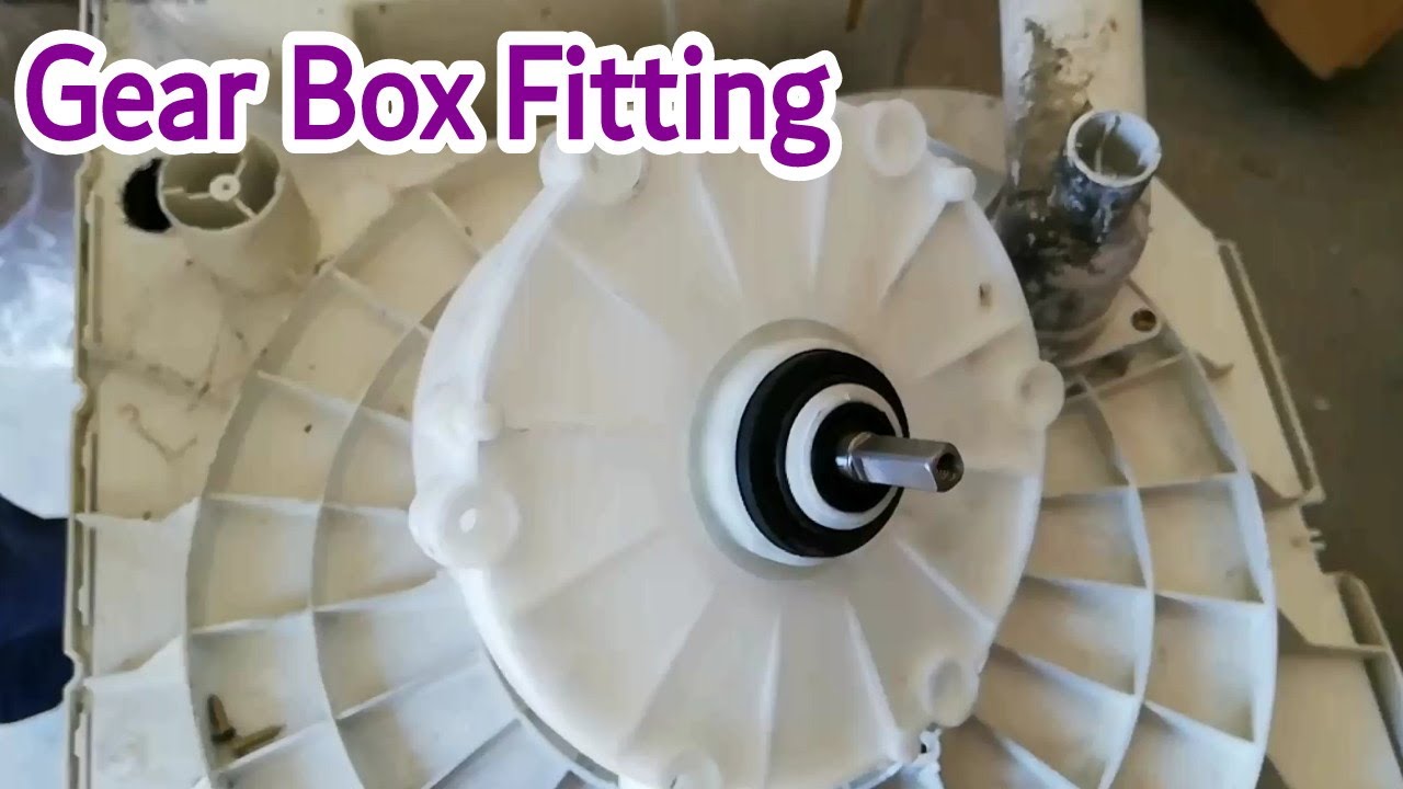 Super Asia Washing Machine Gear Box Fitting | Gear Box Replacement at ...