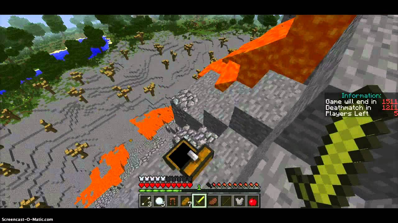 MineCraft- Survival Games: Volcano Chest - YouTube