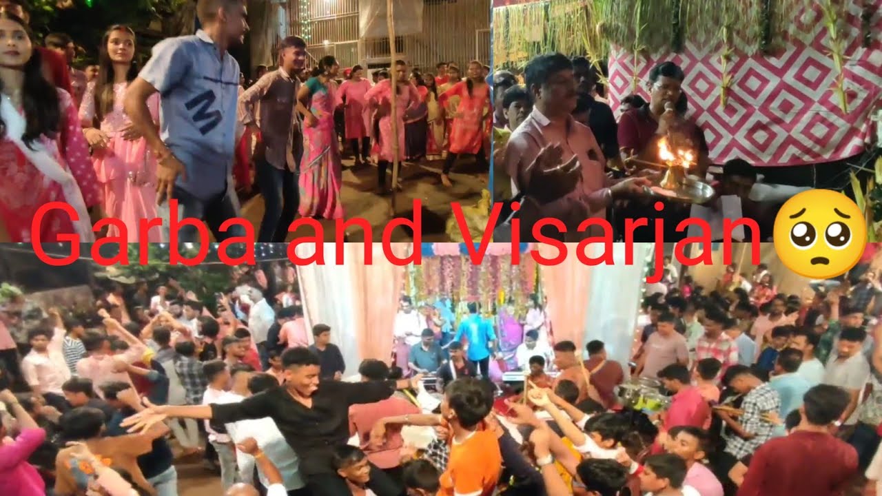 ☺Garba and Visarjan atma vishwas krida Mandal cha i Bhawani 🥺 #graba # ...