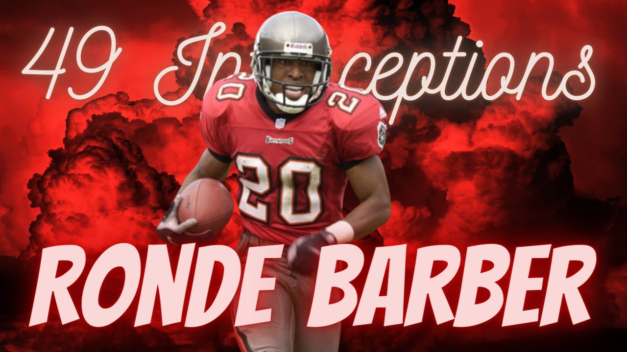Every Interception of Ronde Barber's Career : HOF Class of 2023 - YouTube