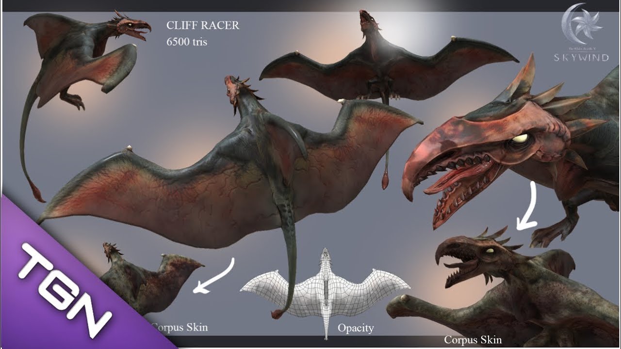 Skywind: Cliff Racer Development - YouTube