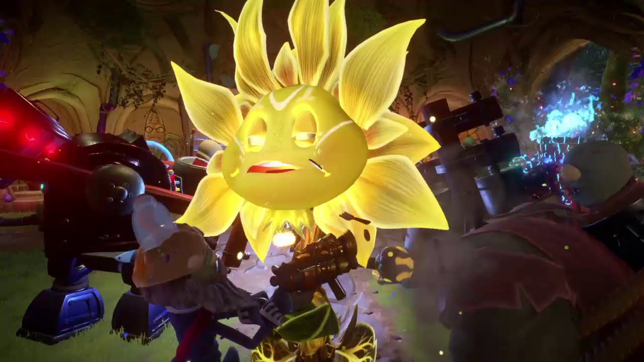 Plants vs Zombies GW2 Crazy Army In The Plant Base - YouTube