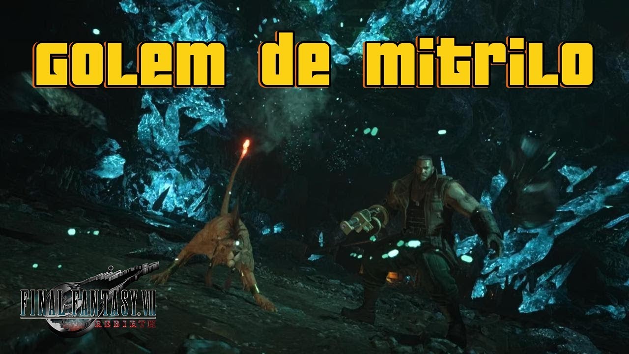 Final Fantasy VII Rebirth, Golem de Mitrilo - YouTube