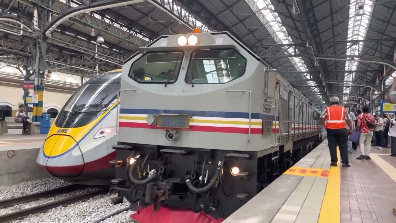 KTMB Train Flag Off Asean Express (Dry Run) - YouTube
