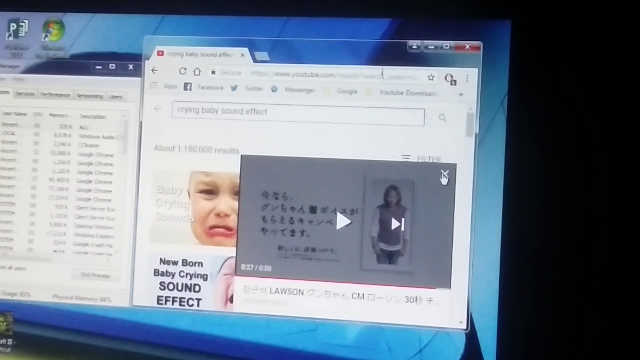 BABY CRYING SOUND HAS BSOD - YouTube