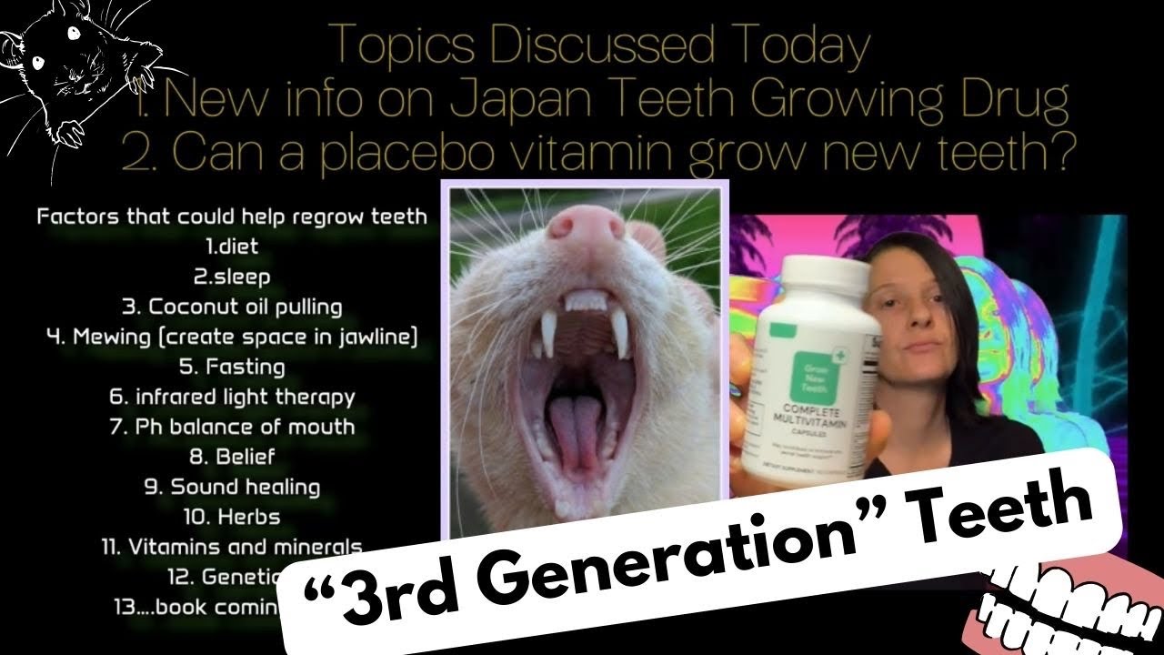 Experimental drug to regrow teeth from Japan + Is placebo pill ...