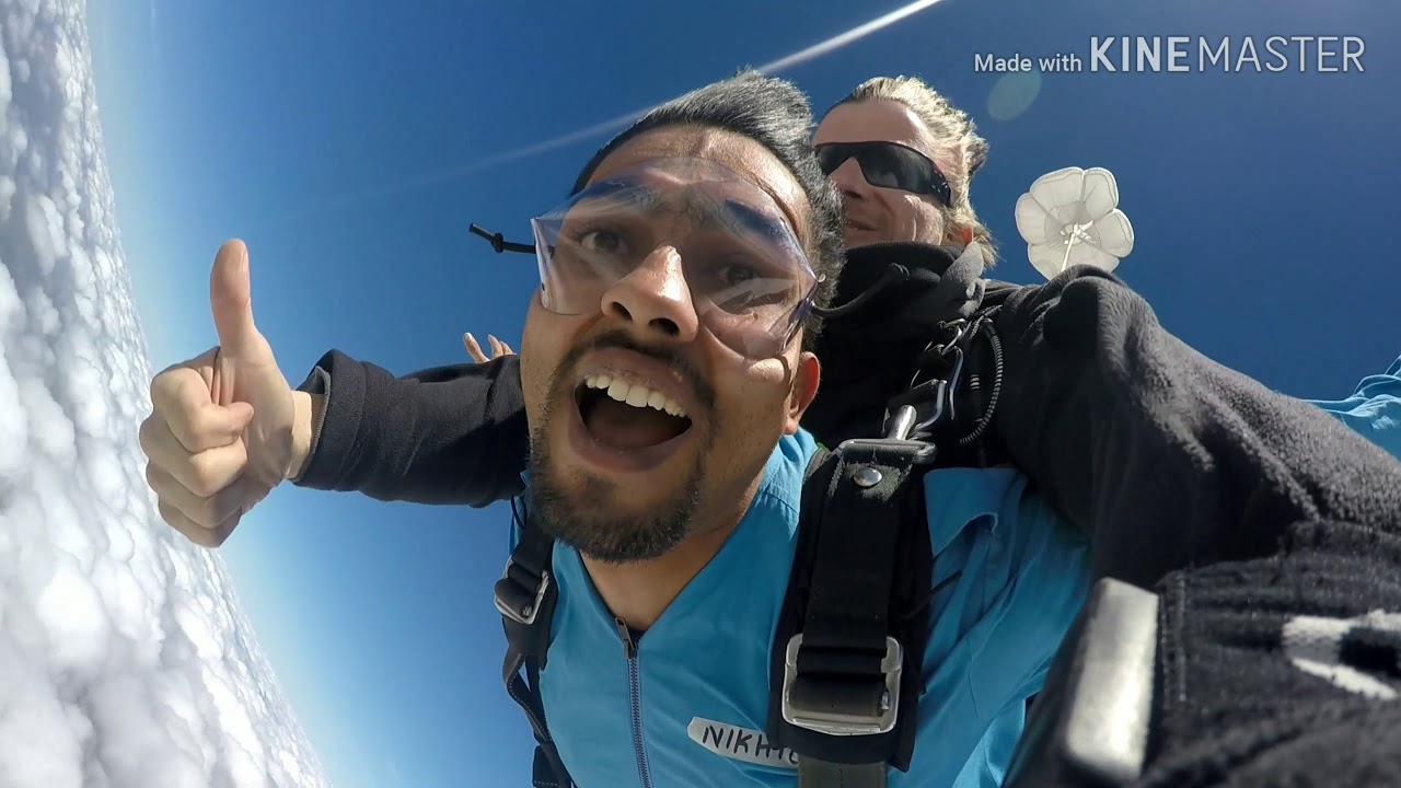 Skydiving in Mysore, India - YouTube