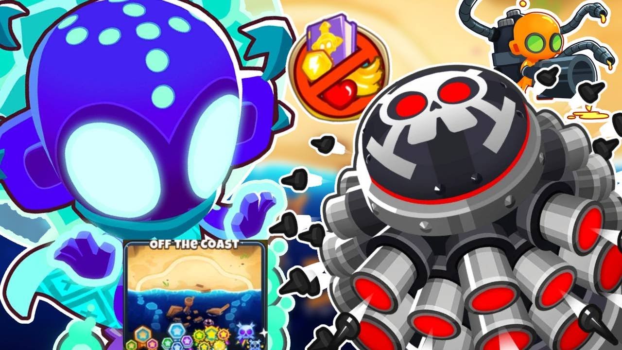 CHIMPS Advanced Map **||OFF THE COAST||** -BTD6 #chimps #btd6 # ...