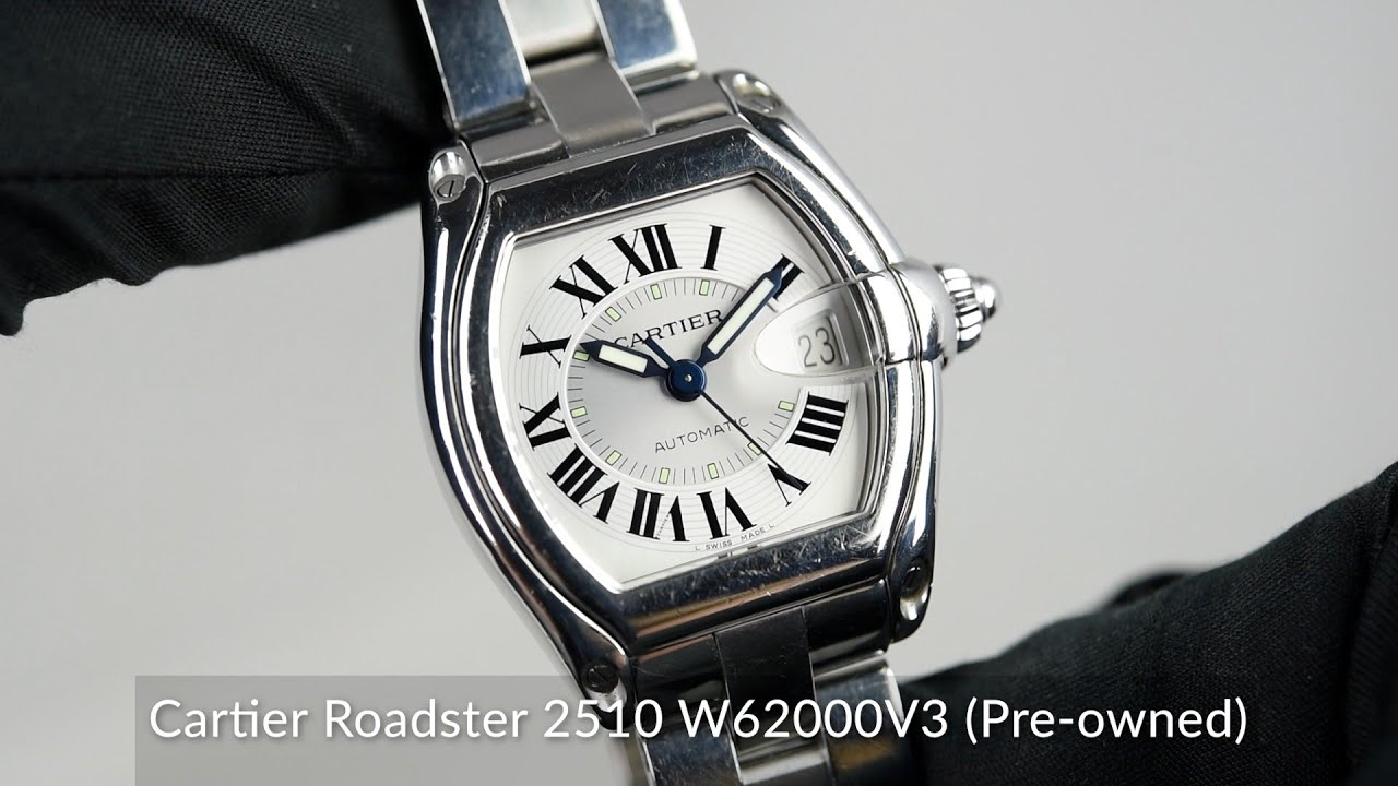 Cartier Roadster 2510 W62000V3 (Pre-owned) - YouTube
