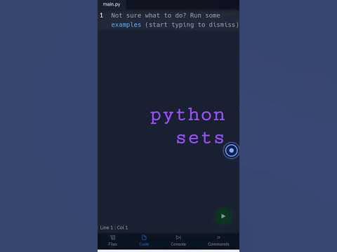 Python Sets #python #python3 #pythonforbeginners #pythonprogramming #pythontutorial #shorts ...