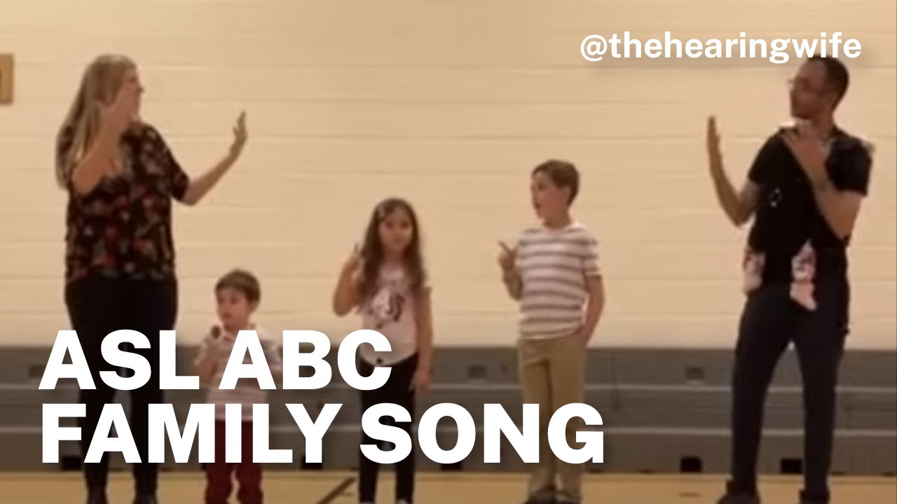 Learn the ASL ABC's with Family Song - ‘A’ You’re Adorable - YouTube