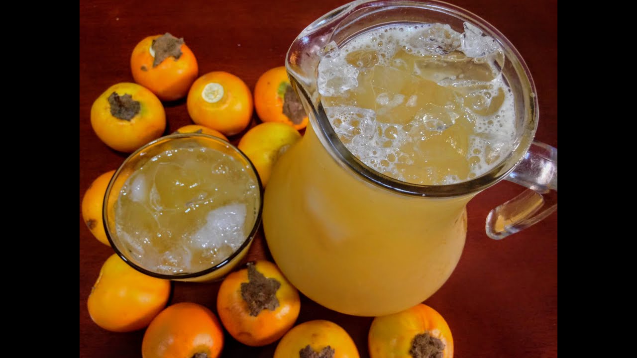 Jugo o refresco de Naranjillas LULOS - YouTube