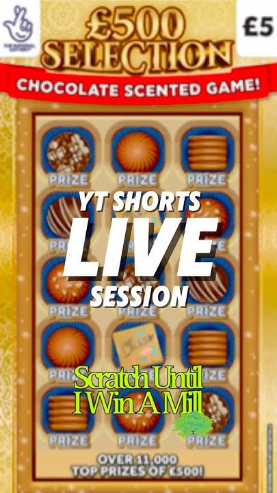 £500 SELECTION: YT SHORTS - LIVE SESSION - UK LOTTERY SCRATCHCARD ...