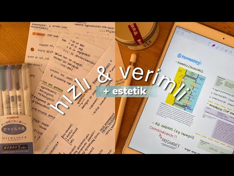 Nasıl Not Çıkartıyorum? (iPad + Kağıt) | Hızlı, Verimli ve Estetik