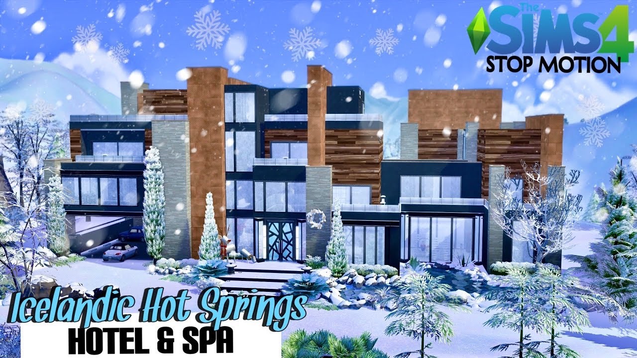 Icelandic Hot Springs Hotel & Spa | Snowy Escape | STOP MOTION BUILD ...