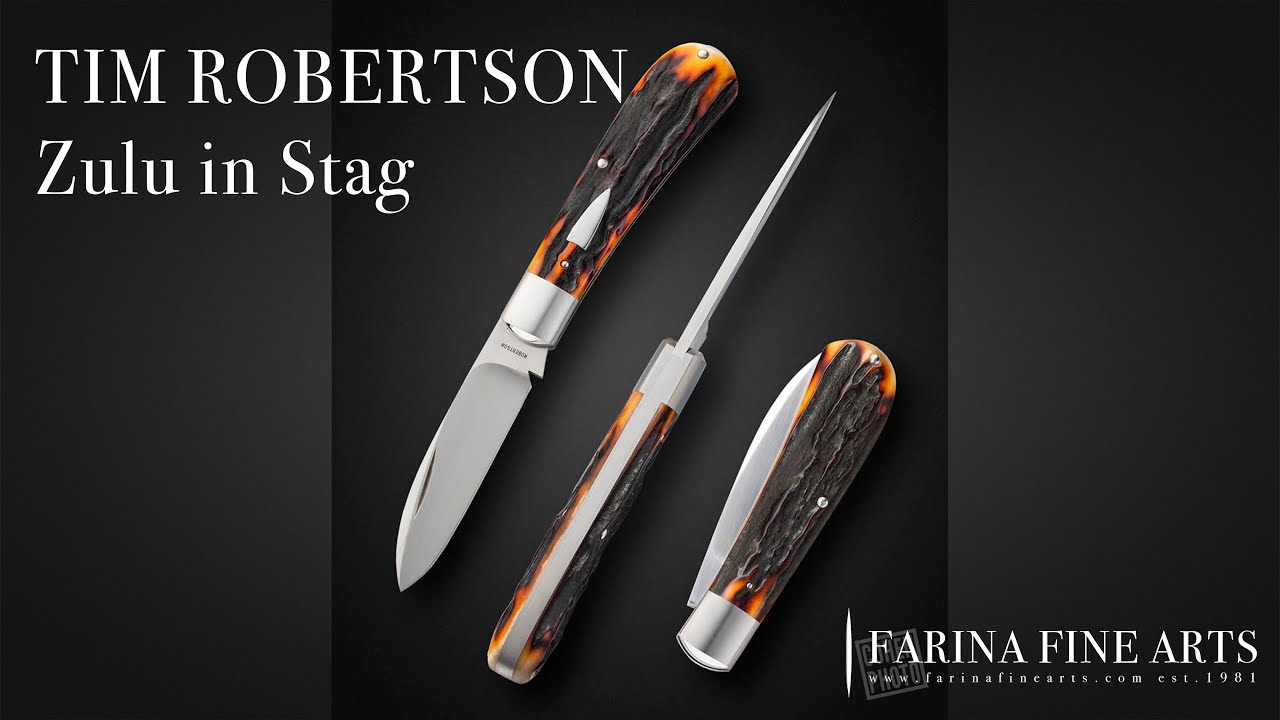 TIM ROBERTSON: Zulu Slipjoint in Stag, Fine Knives and Slipjoints in ...