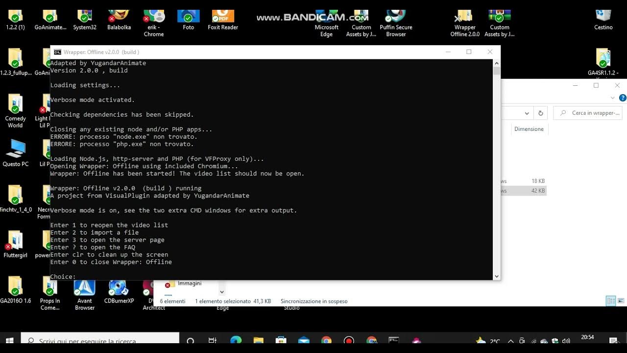 My Wrapper Offline 2.0.0 import it's not working. - YouTube