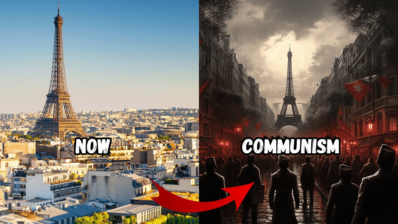 How cities will look if there was communism by Ai - YouTube