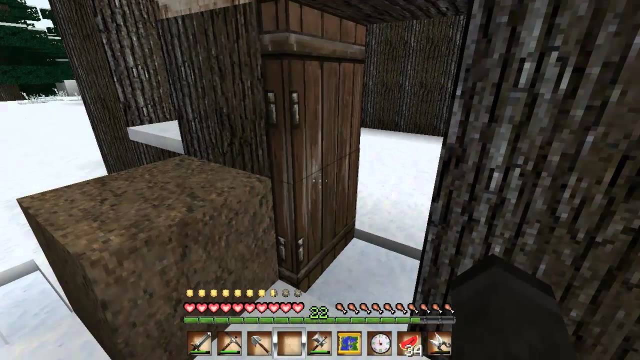 Let's Play Minecraft #028- Eine hölzerne Hütte mit Holz [DEUTSCH] [HD ...