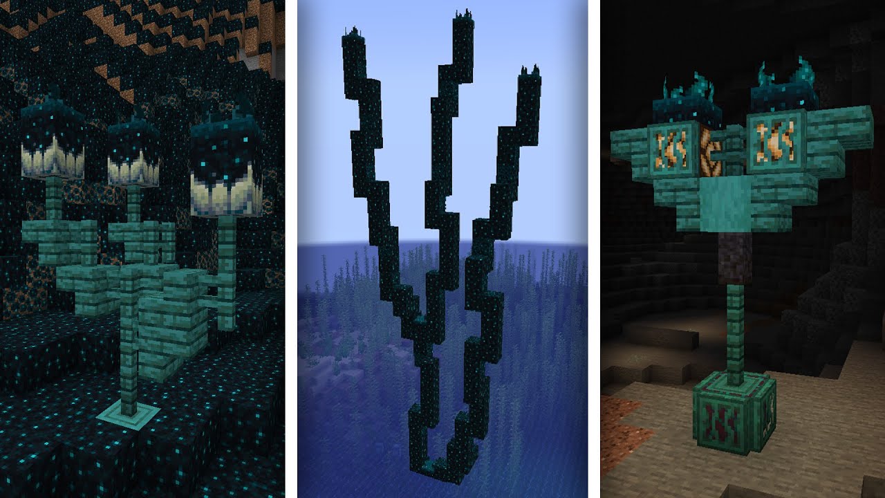 Sculk Building Ideas for the Minecraft 1.19 Wild Update - YouTube