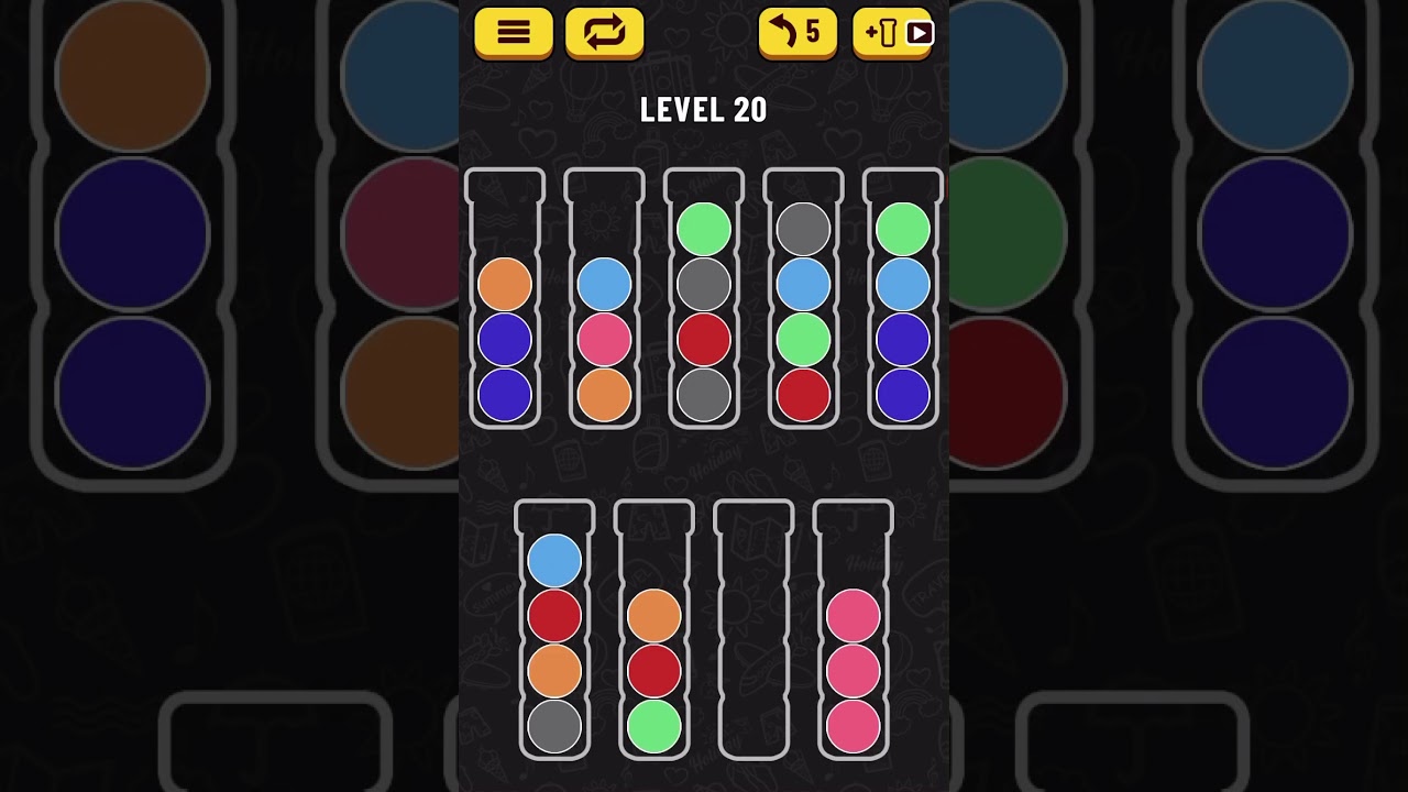 Ball Sort Puzzle 20| Ball Sort Puzzle| - YouTube