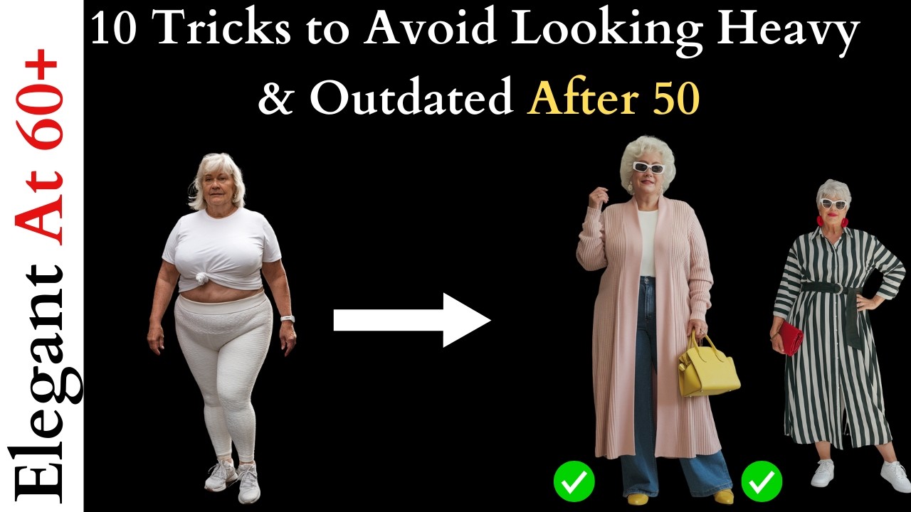 How to Avoid Looking Heavy and Outdated Over 50! - YouTube
