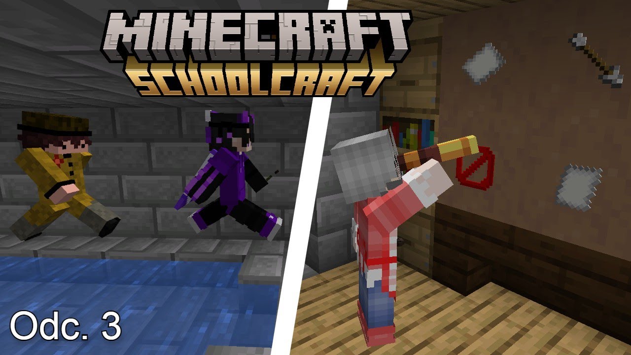 "Kryjówka Pani woźnej" Minecraft SchoolCraft. Odcinek 4 - YouTube