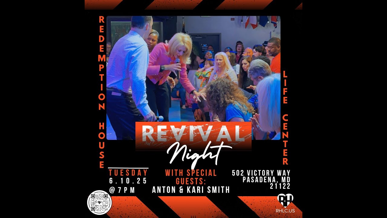 Special Revival Night | Anton & Kari Smith | 6.10.25 | 7 PM - YouTube