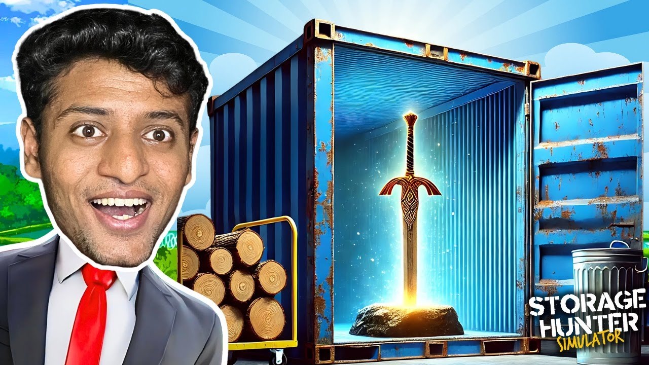 I Found LEGENDARY DIAMOND SWORD AND TOOLS in STORAGE HUNTER SIMULATOR ...