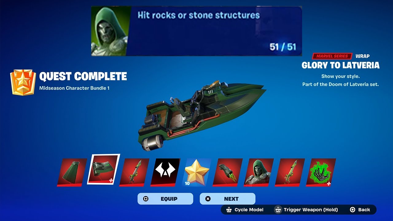 How to EASILY Hit rocks or stone structures in Fortnite locations Quest ...