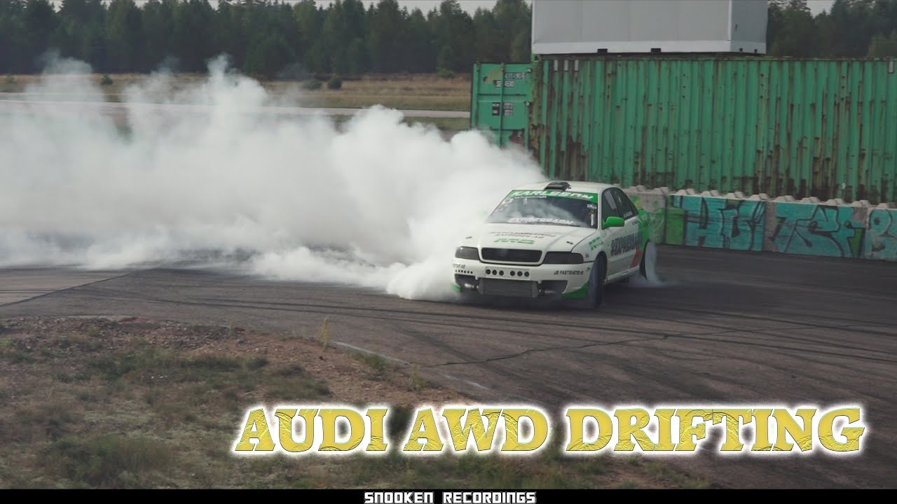 AUDI A4 TURBO 700WHP AWD DRIFTING - YouTube