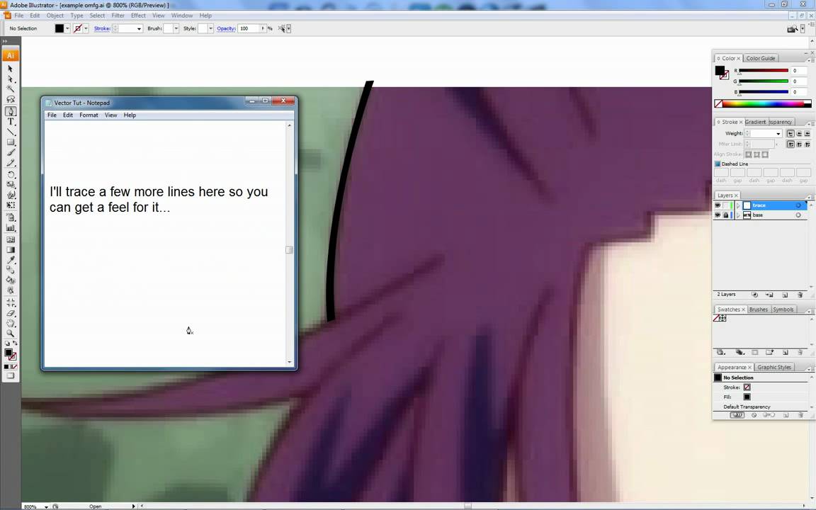 How to vector anime with Illustrator CS3 (2 of 5) - YouTube