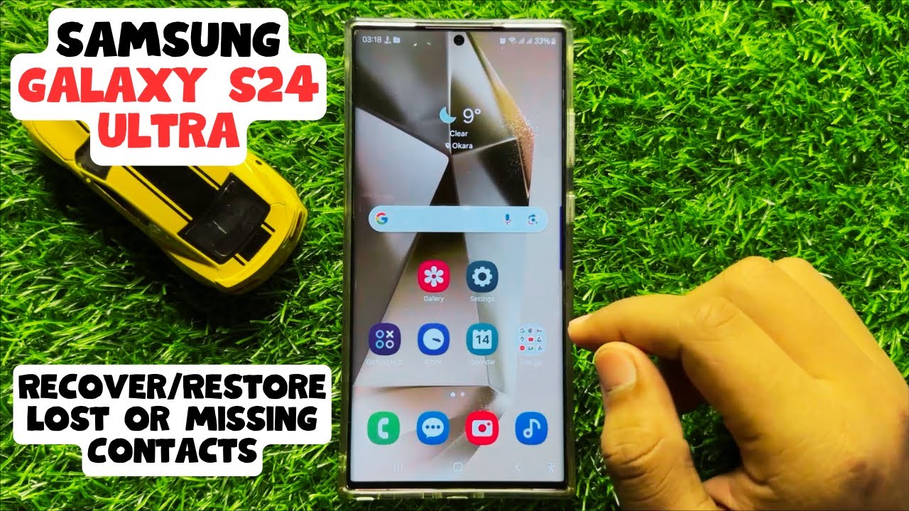 How to Recover/Restore Lost or Missing Contacts Samsung Galaxy S24 ...
