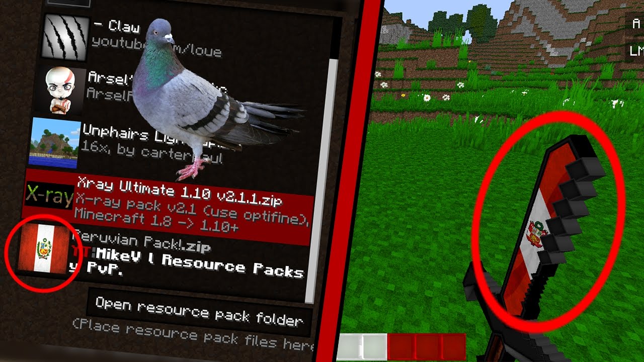 TEXTURE PACK DE PERU | MINECRAFT TEXTURE PACK 1.7 & 1.8 - YouTube