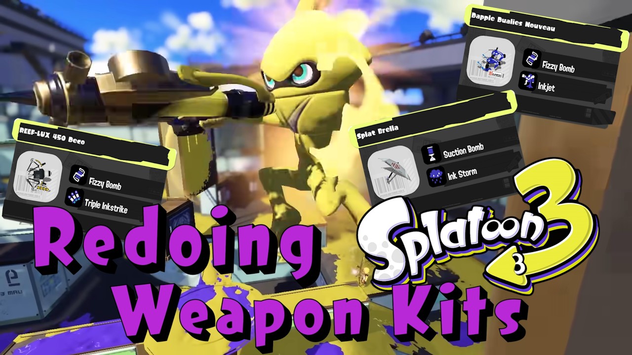 Redoing Splatoon 3's Weapon Kits - YouTube